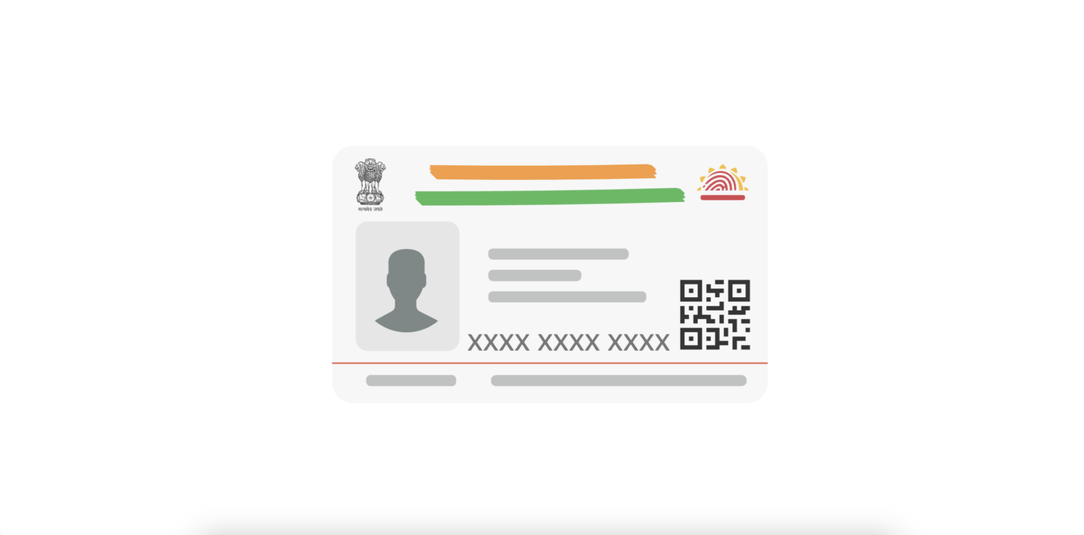 Aadhar Card Indian Identity Vector SVG Lottie Animation Pack Studious31