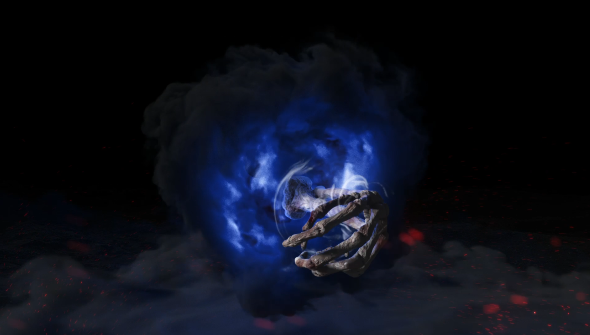 Demon Hand Halloween Logo Intro After Effects Template - Studious31