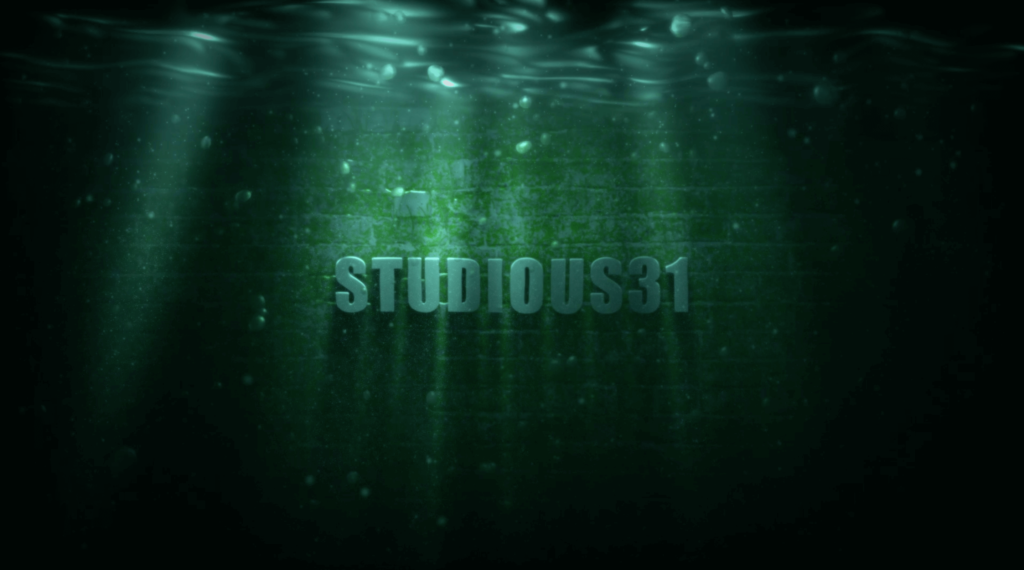 Cinematic Deep Underwater Logo Intro After Effects Template - Studious31